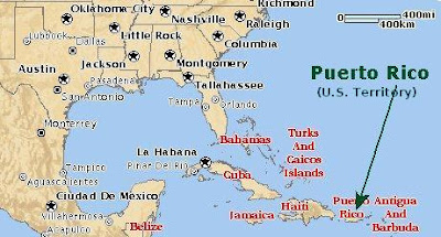 Puerto Rico Mapa Mundi | Mapa