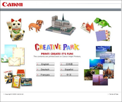 Inkjetsuperstore Canada: Canon's Creative Park - Print, Create, it's Fun!