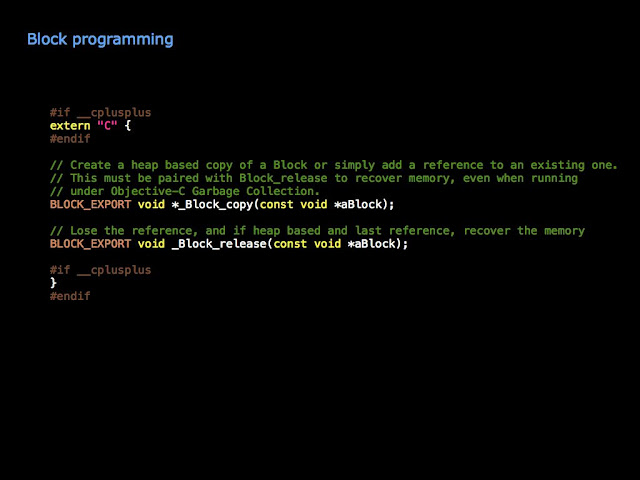 Technology And Programming: Block programming on Objective C