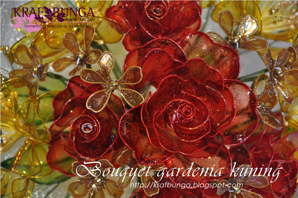 krafbunga: bouquet gardenia kuning