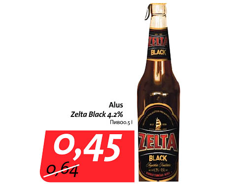 Latvian Beer: Aldaris Zelta Black
