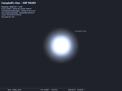 ASTRONOMIA E ENERGIA SOLAR: Estrela de Campbell's Star HIP 96295 tipo WC