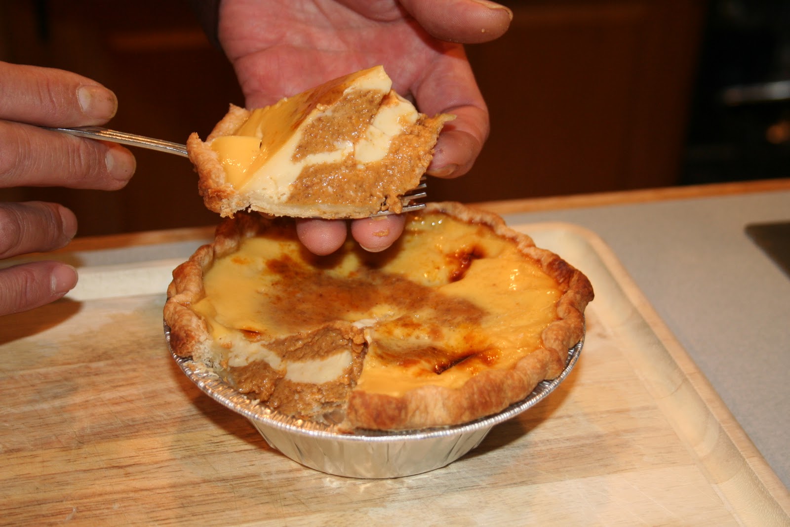 COOK WITH SUSAN: Mini Layered Pumpkin Custard Pie