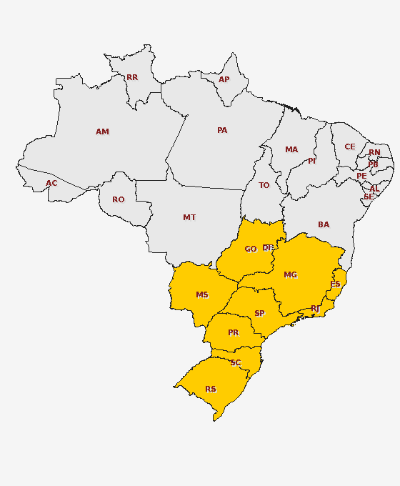 Centro-Sul: Mapas-BRASIL,REGIÃO CENTRO-SUL,REGIOẼS SUL,SUDESTE E CENTRO-OESTE!