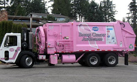 Pink Garbage Truck