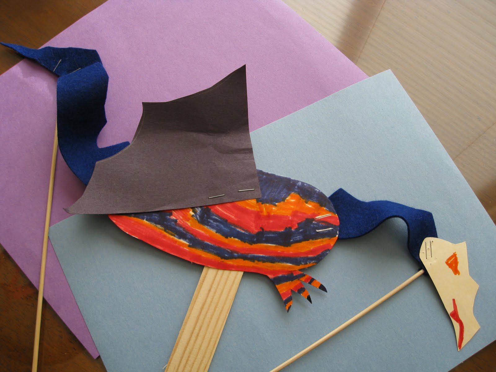 we bloom here: Rod Puppets