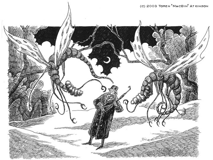 A Sad Day On Yuggoth: Mi-Go Art