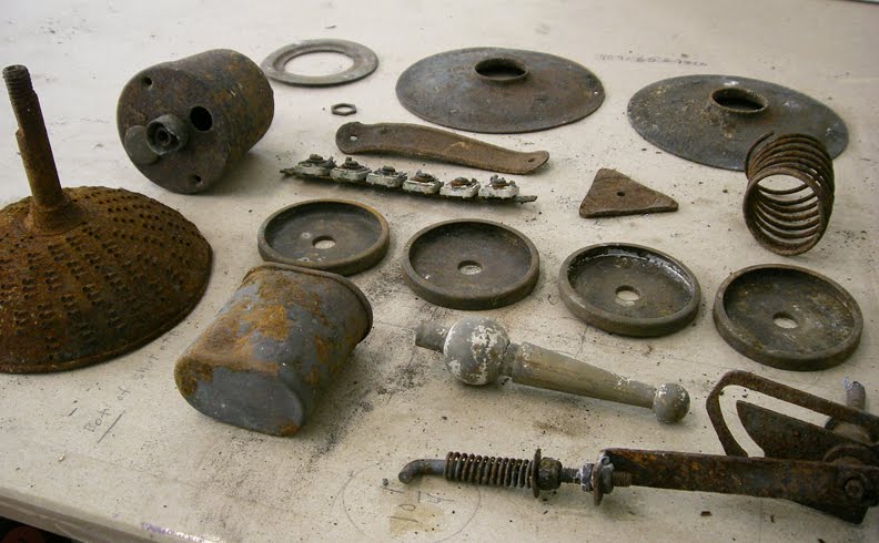 Tom Haney's Blog: Collecting found objects, after a fire....