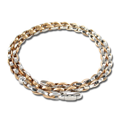 Very High End: SAURO 18K Gold Italian Designer Necklace
