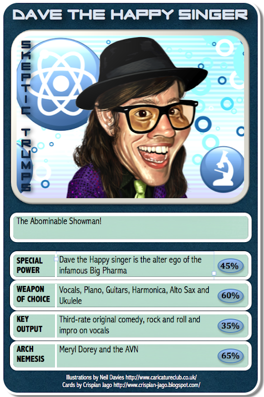 The Reason Stick: Skeptic Trumps: Dave the Happy Singer