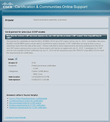 Cisco Certified Network Professional [CCNP]: Revised CCNP Certification