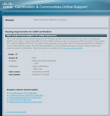Cisco Certified Network Professional [CCNP]: Revised CCNP Certification