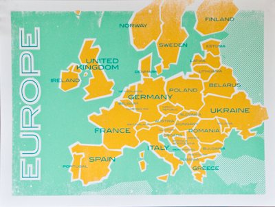Flyer Goodness: Possibly the Coolest Maps Ever Designed - Silkscreened ...