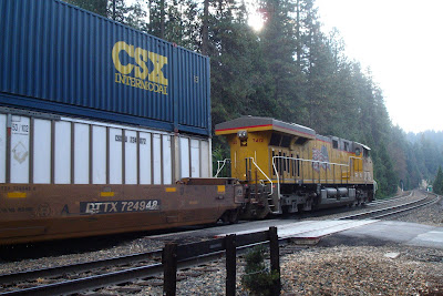 Milepost 154: A Train Blog: Double Stack Trains Over Donner Pass!