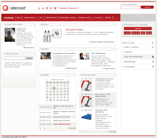 Sitecore Intranet Portal