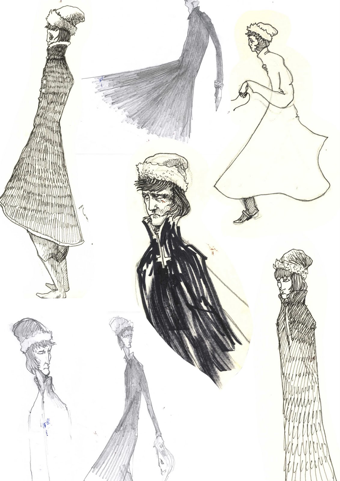 Væsen: Prince character design stage 1 : silhouettes