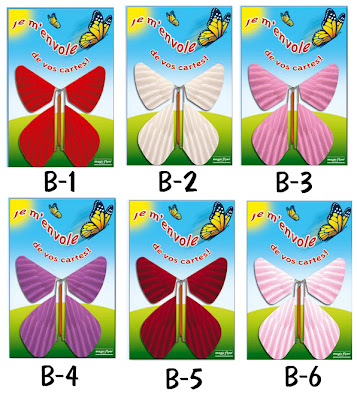 Fluttering Details: Paper Butterfly Magic Flyer® Wind-up wishes