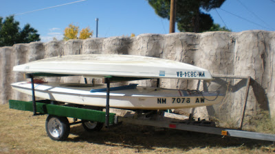Desert Sea - New Mexico and Southwestern Sailing: Sunfish trailer