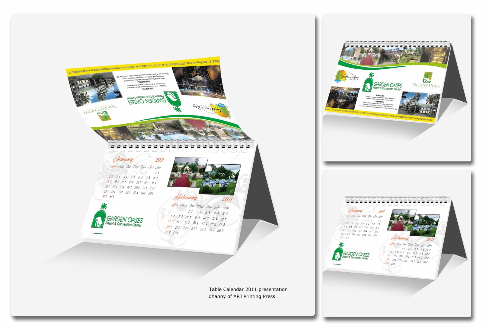 Dayz of Our Lives: Table Calendar Presentation 2011