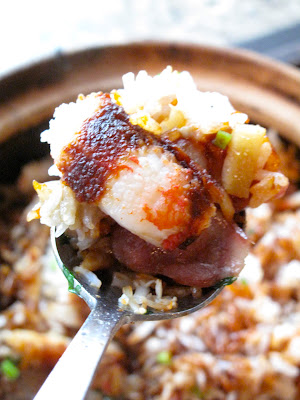 What is Singapore Food? Blog: Sar Po Fan 沙煲飯 Crab Claypot Rice