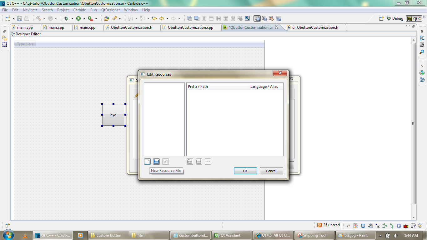 Qt Articles Qt Sample Codes Qt Programming How To Add Stylesheet For