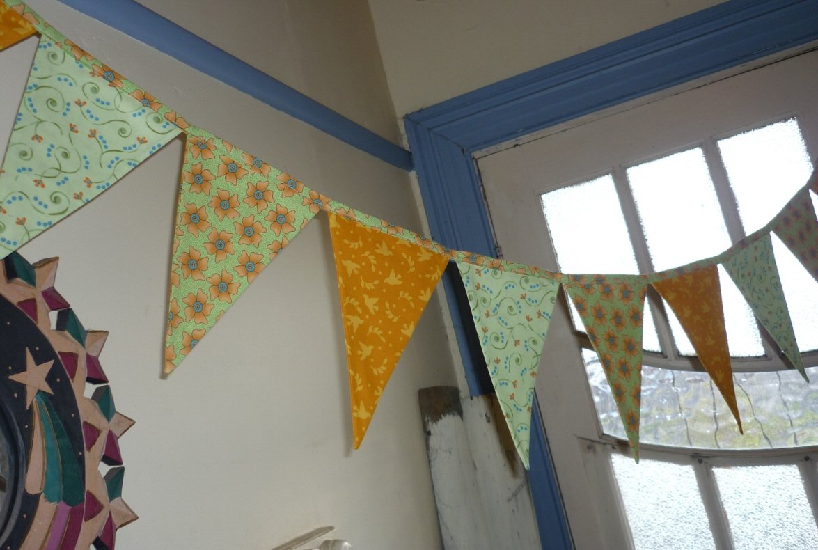 Fabric Buntings and Other Creations: Some new fabric buntings........