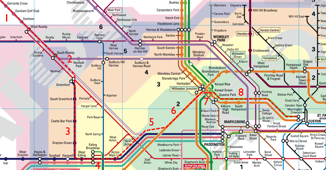 London Connections: Virgin tear up the London Connections map