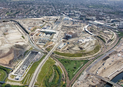 London Connections: Stratford International aerial photo