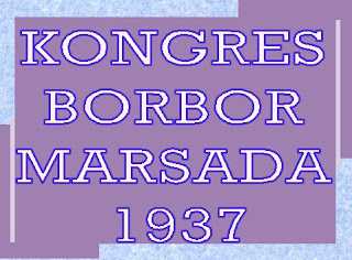 CATATANKU: KONGRES BORBOR MARSADA. HAUNATAS 1937