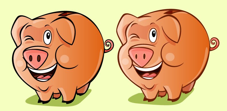 Marranos caricaturas - Imagui