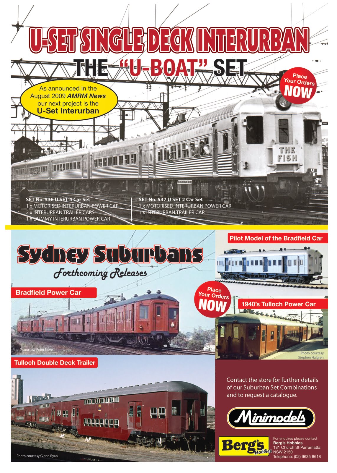 Their were U-Sets made up into 9 car sets? (+ V Set)