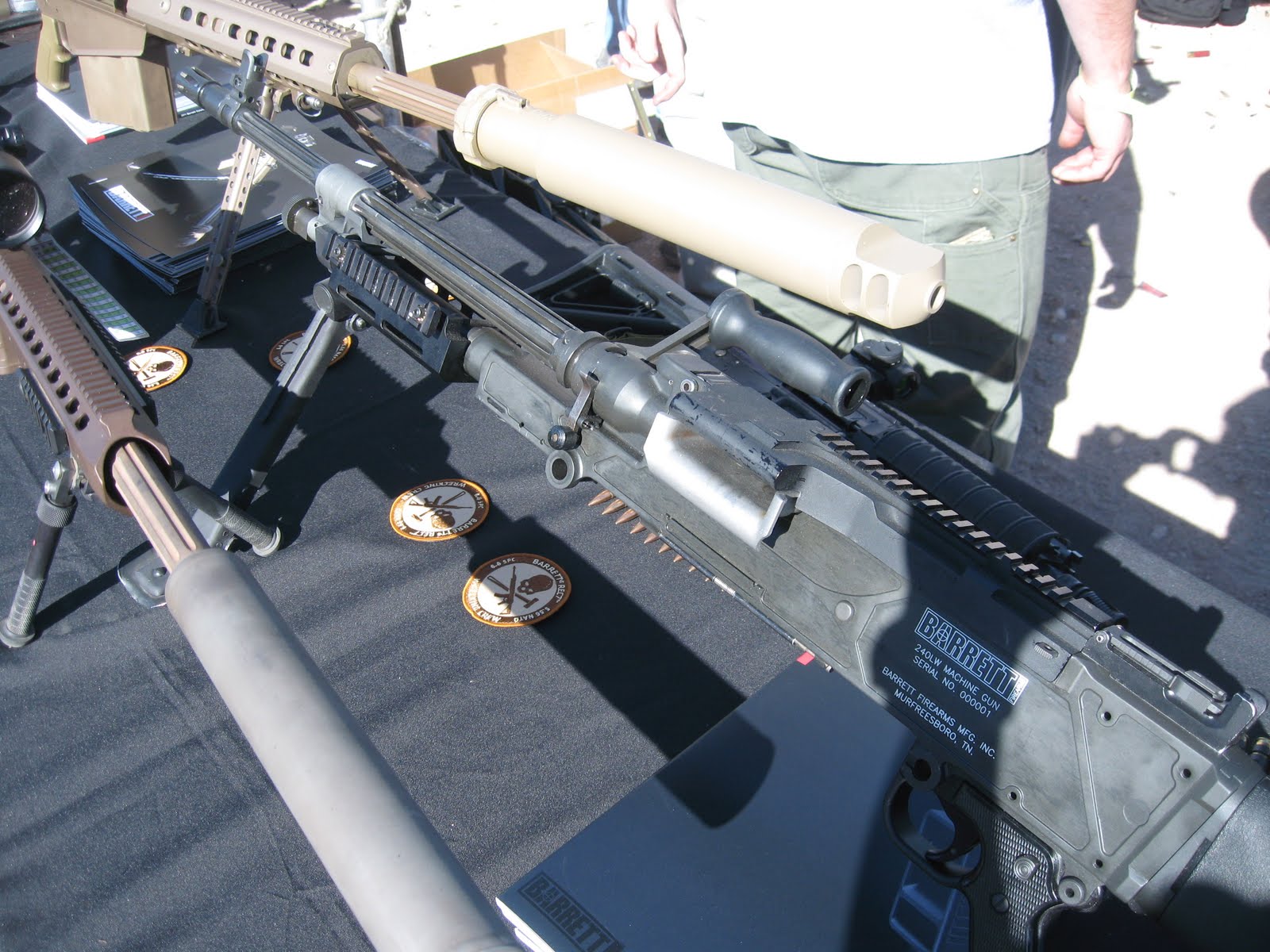 Firearms and Training: SHOT Show 2011 Media Day: At the Barrett Booth