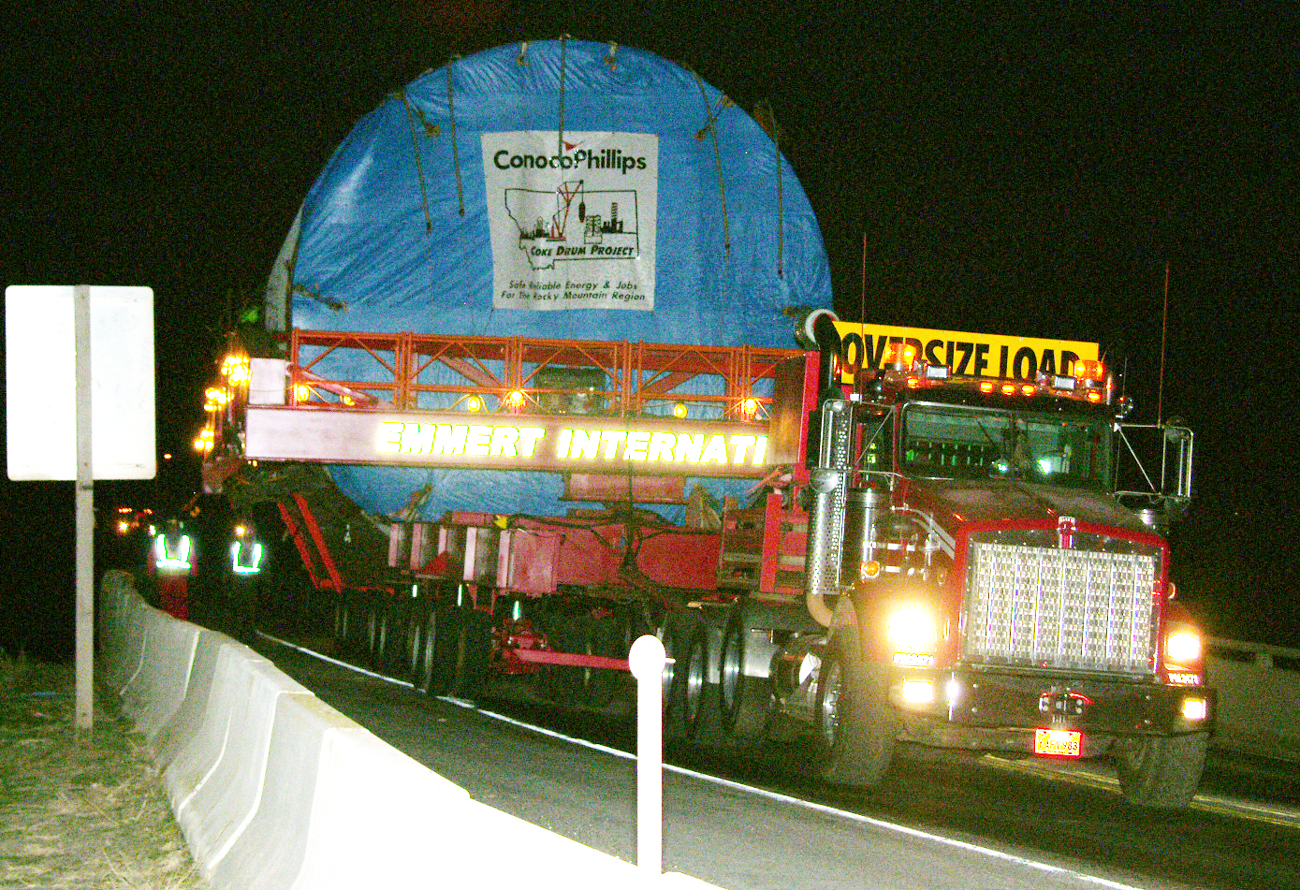 Clearwater Tribune: Oversized load successfully completes first segment ...