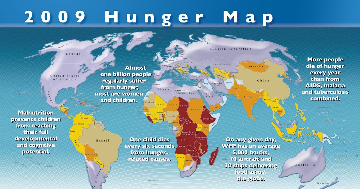 Restolhando: Mapa da Fome no Mundo - 2009