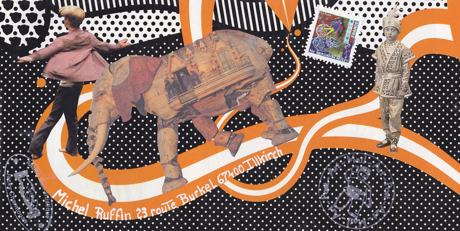 Art postalement votre Art postally yours: Michèle Ruffin