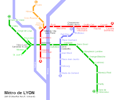PLANOS DE METRO: Lyon