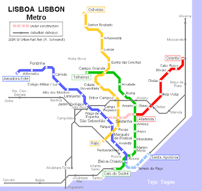 PLANOS DE METRO: Lisboa