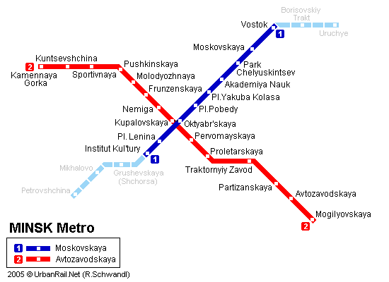 PLANOS DE METRO: Minsk