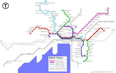 PLANOS DE METRO: Oslo