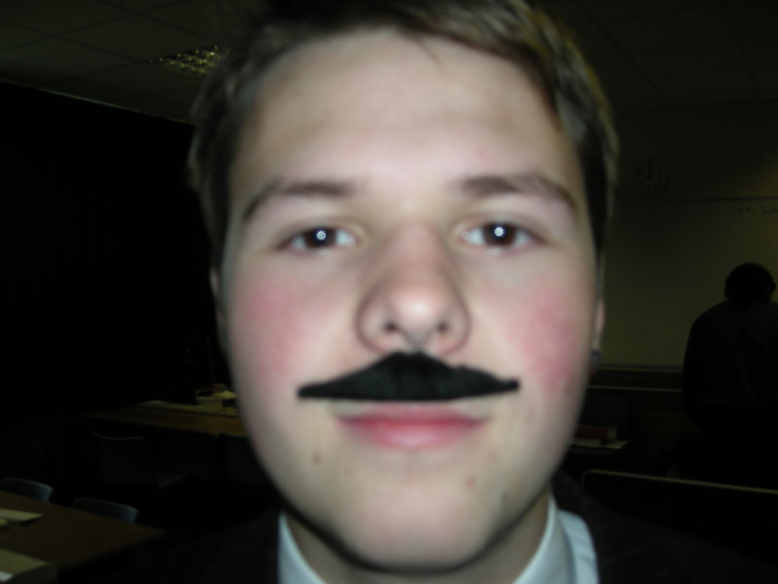 Henry's A2 Blog: News reporter mustache