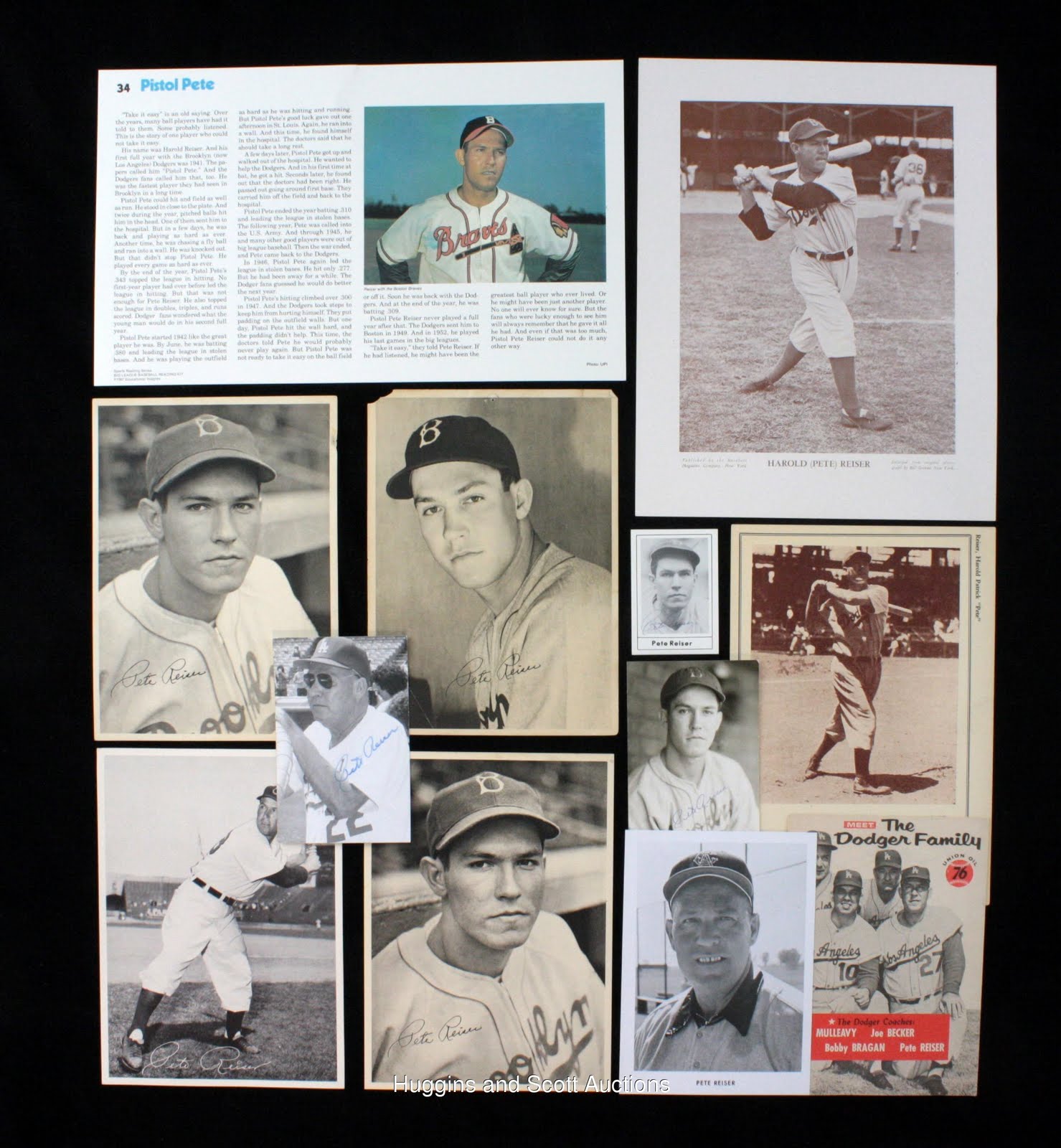 Dodgers Blue Heaven: “Pistol” Pete Reiser Collection