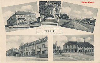 WARTBERG-SZEMPCZ-SZENCZ-SZENC-SENEC: Socha Immaculata (morový stĺp) v Senci