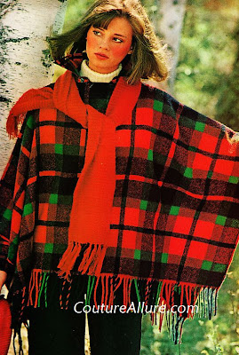 Couture Allure Vintage Fashion: Capes and Ponchos - 1974