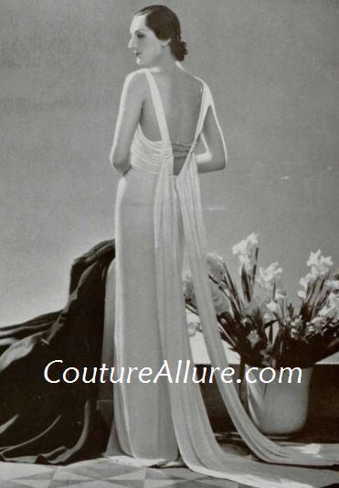 Couture Allure Vintage Fashion: Evening Dresses - 1935