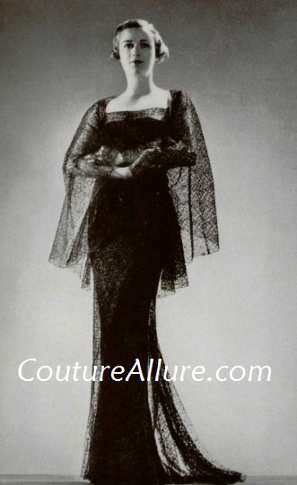 Couture Allure Vintage Fashion: Evening Dresses - 1935