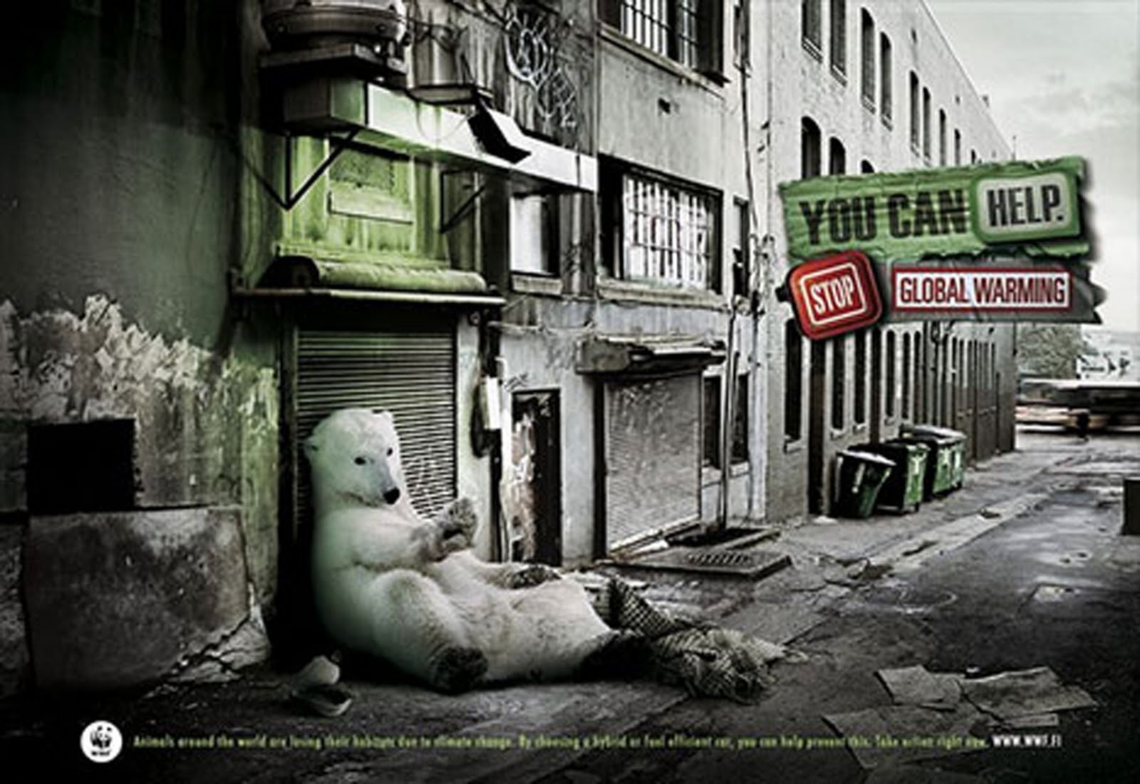 Critically Endangered Species: wwf posters on global warming