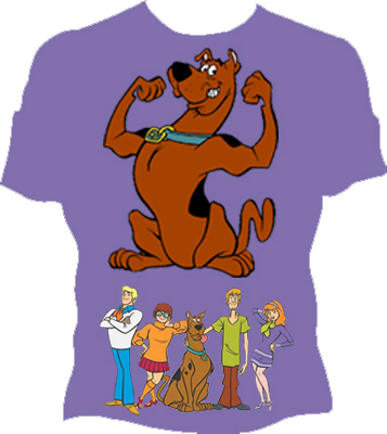 cursor clothing Indonesia: T-Shirt Scooby Doo Full