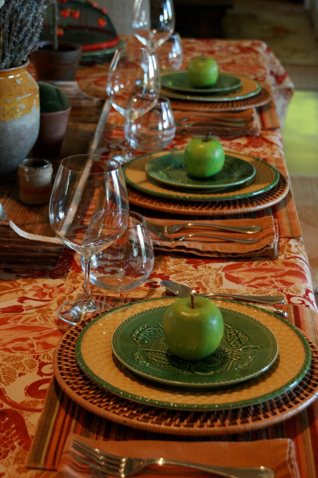 vignette design: Tuscan Inspired Tablescape