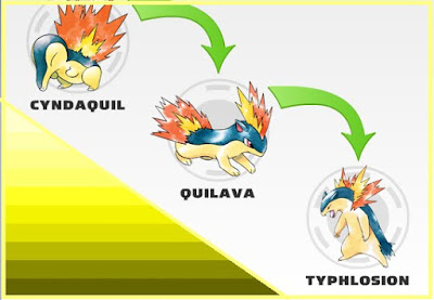 Rede Pokemon: evolution do cyndaquil