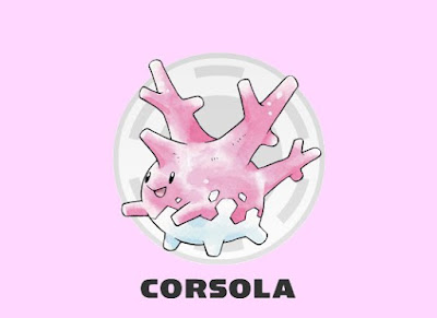 Rede Pokemon: evolution do corsola